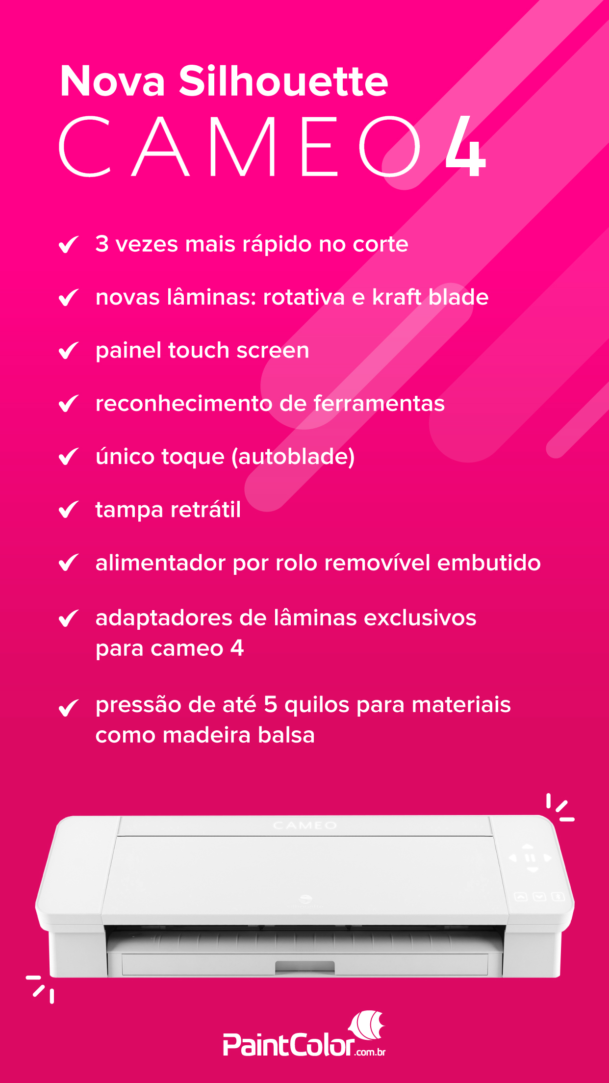 Conheça a nova Silhouette Cameo 4 - Blog Paint Color
